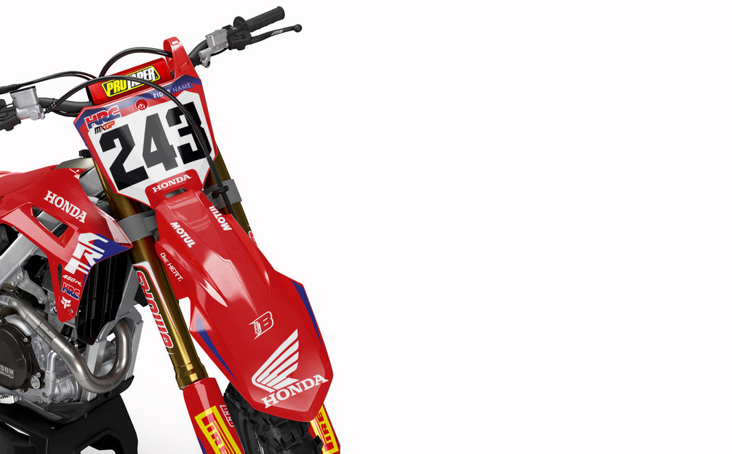 Custom Graphics for Honda Motocross – bling graphix