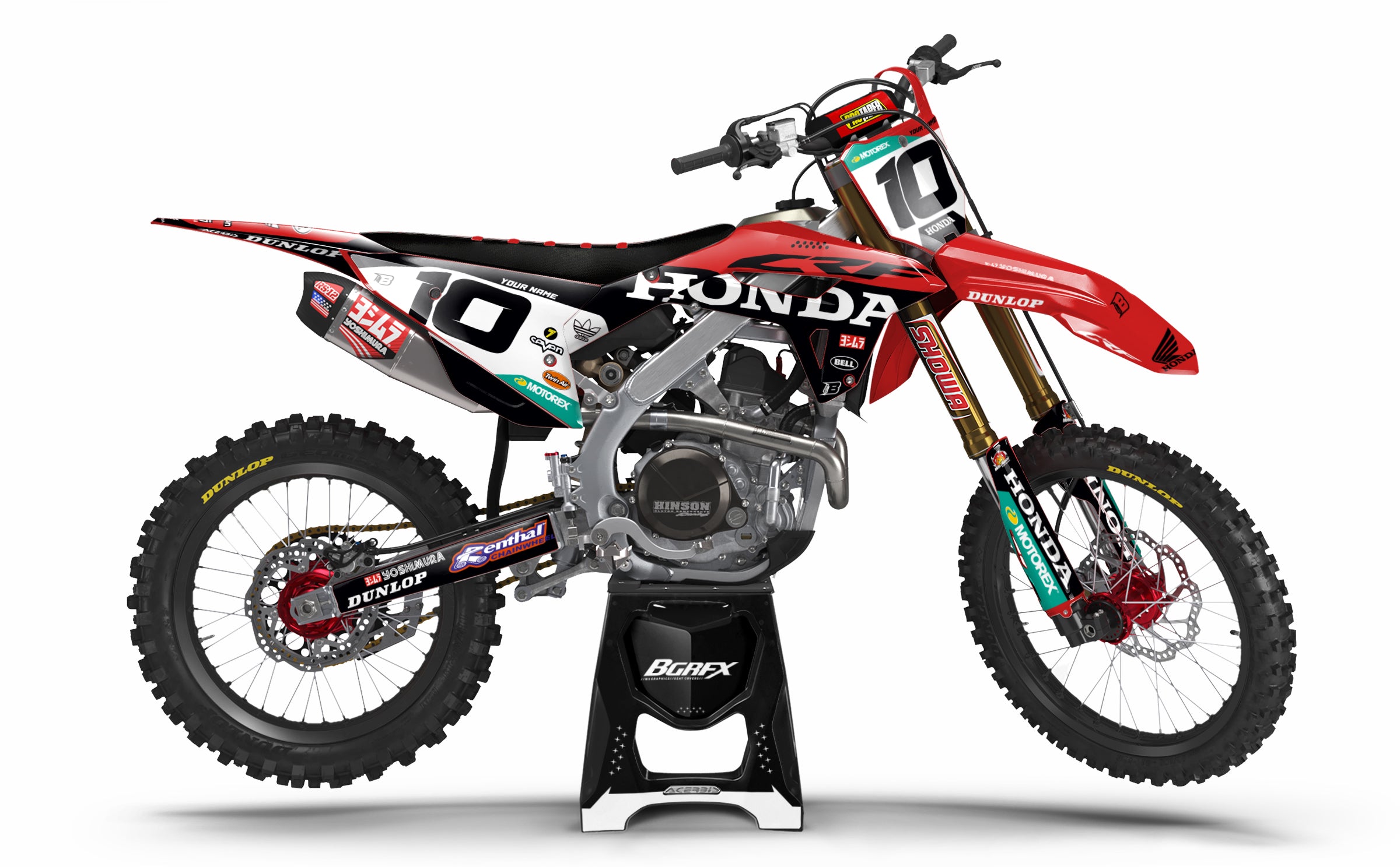 HONDA GRAPHICS KIT ''PRIME BLACK'' DESIGN – bling graphix