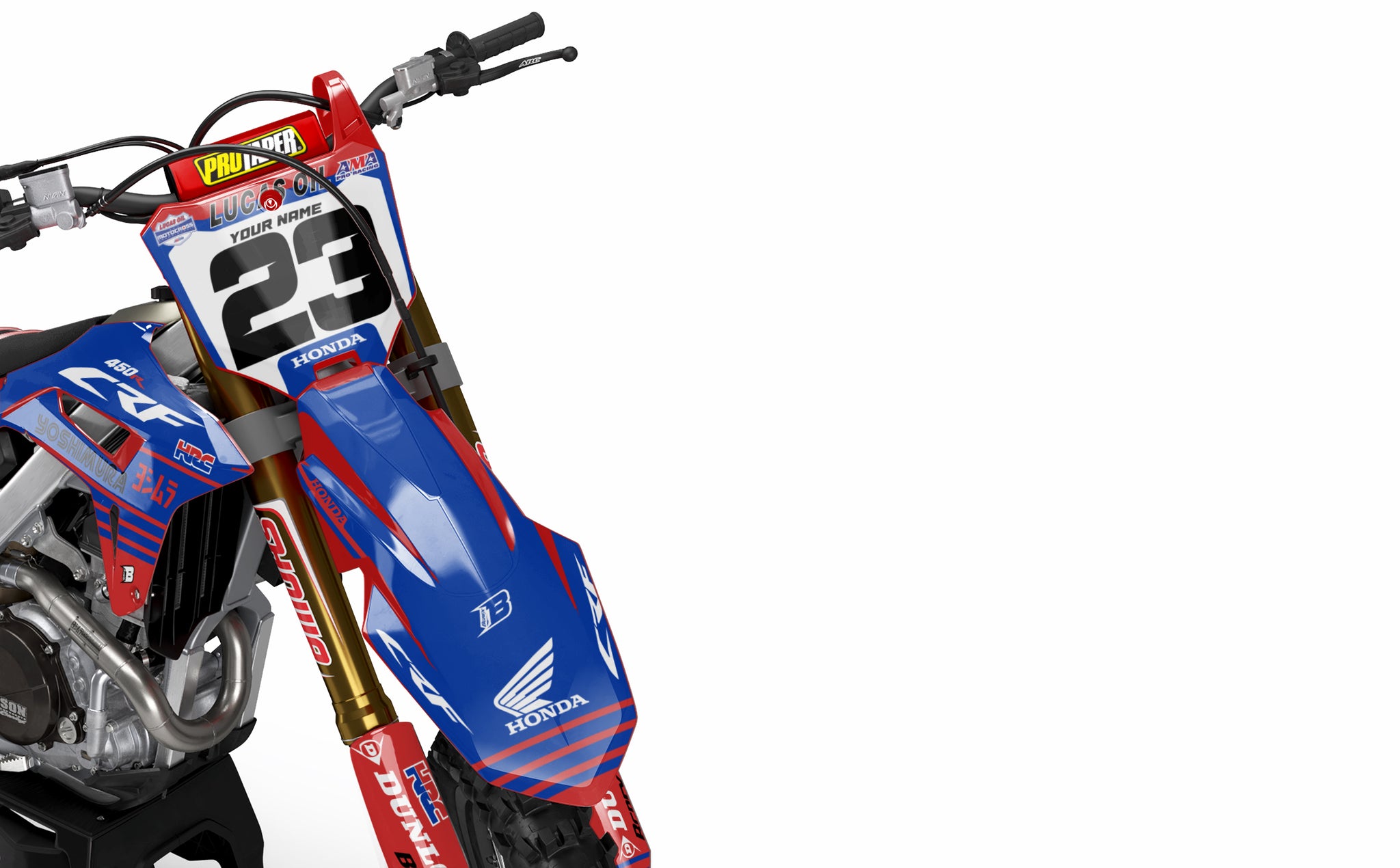 HONDA GRAPHICS KIT ''YOSHI BLUE'' DESIGN – bling graphix