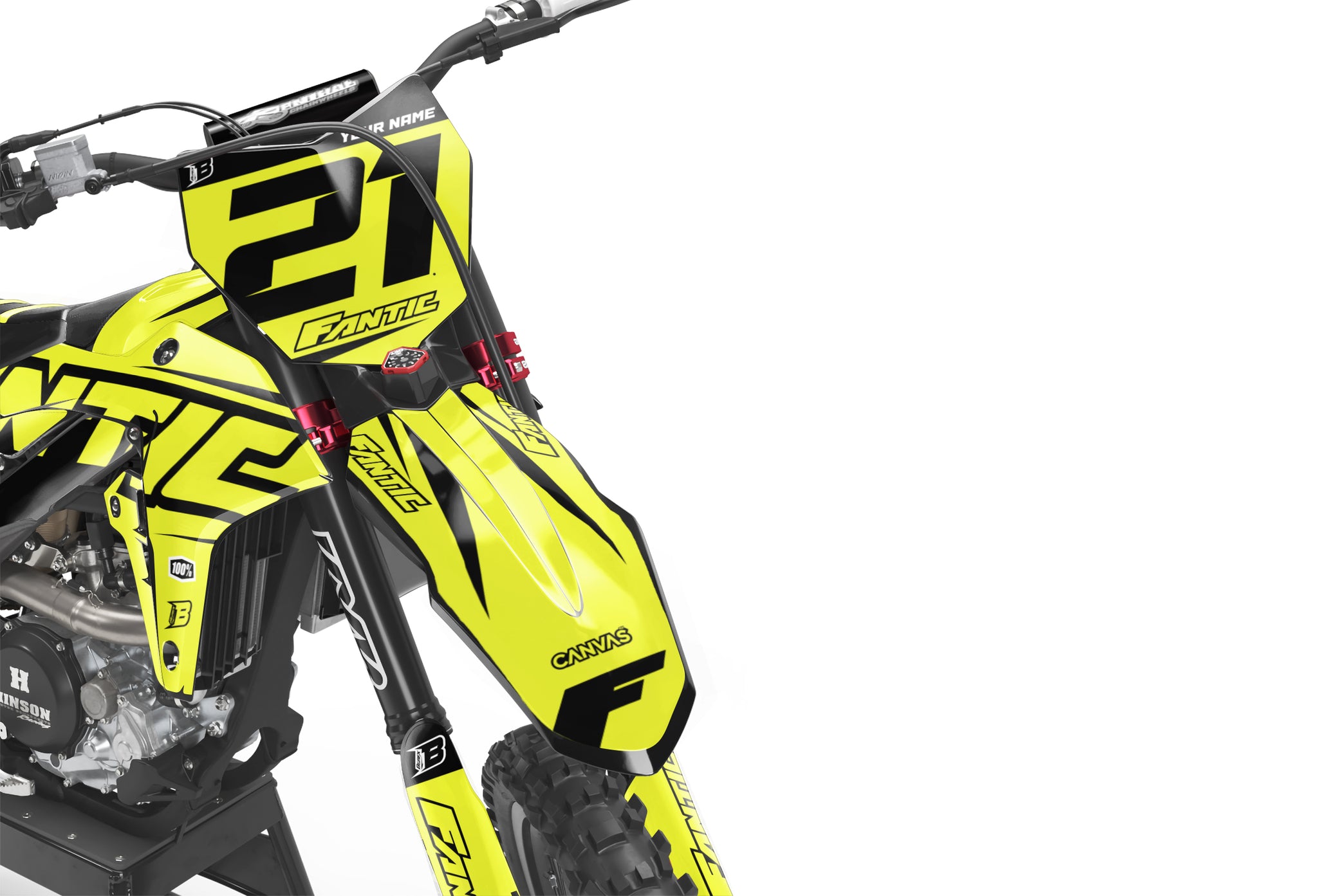 FANTIC FULL GRAPHICS KIT ''SPECIAL FLUO'' DESIGN – bling graphix