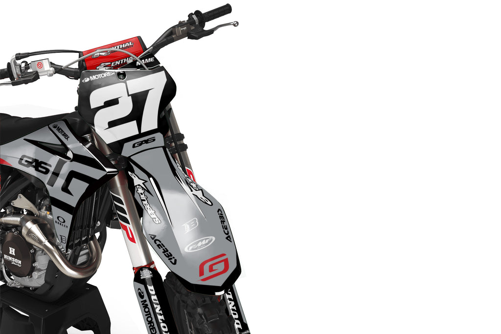 FULL GRAPHICS KIT FOR GASGAS ''FACT GREY'' DESIGN – bling graphix