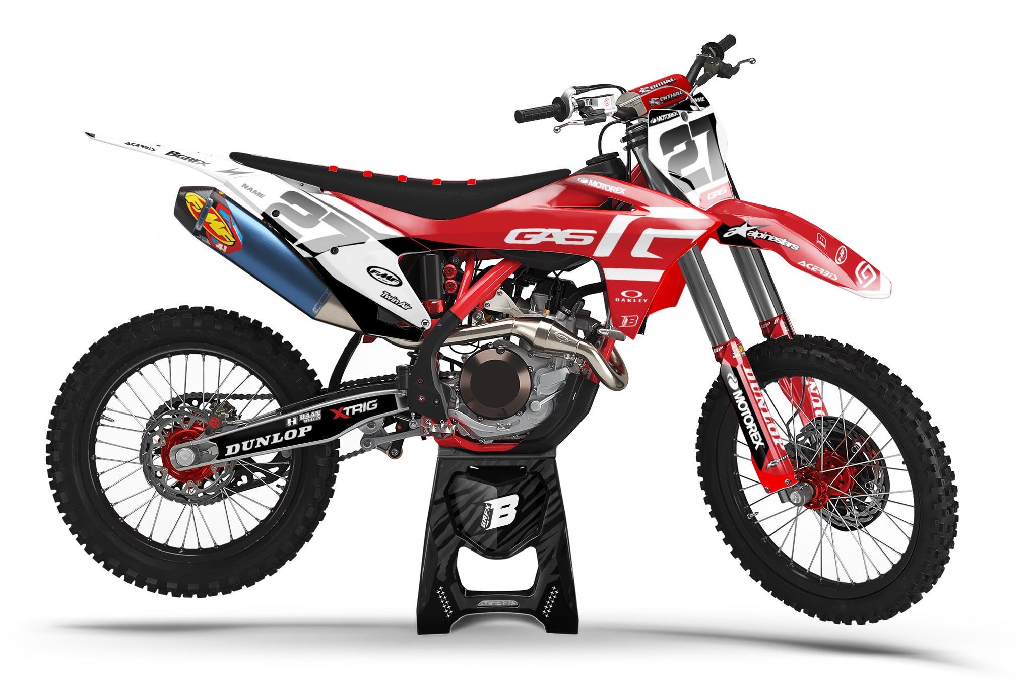 FULL GRAPHICS KIT FOR GASGAS ''FACT'' DESIGN – bling graphix