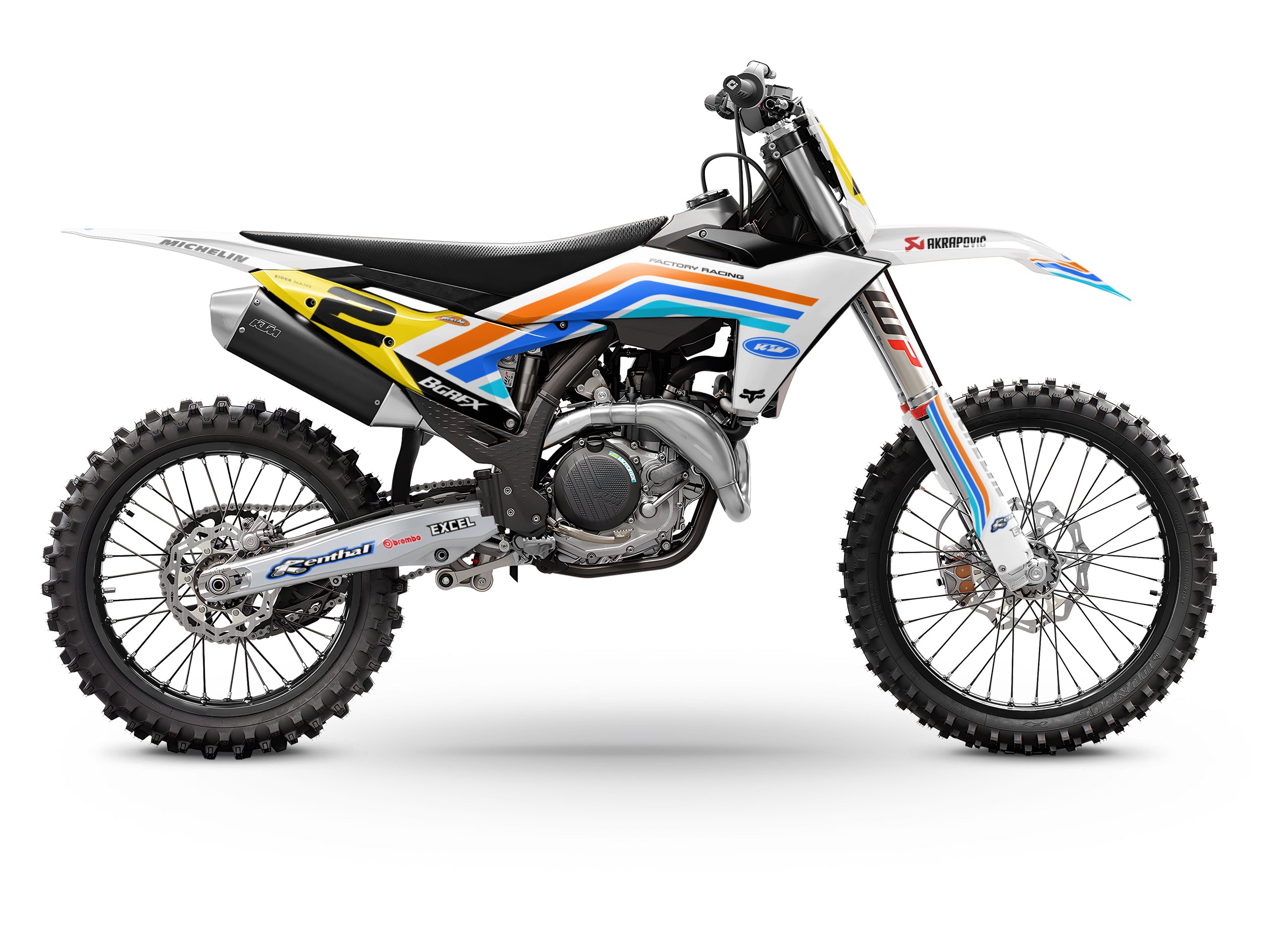 Custom Graphic Kits for KTM Motocross – bling graphix