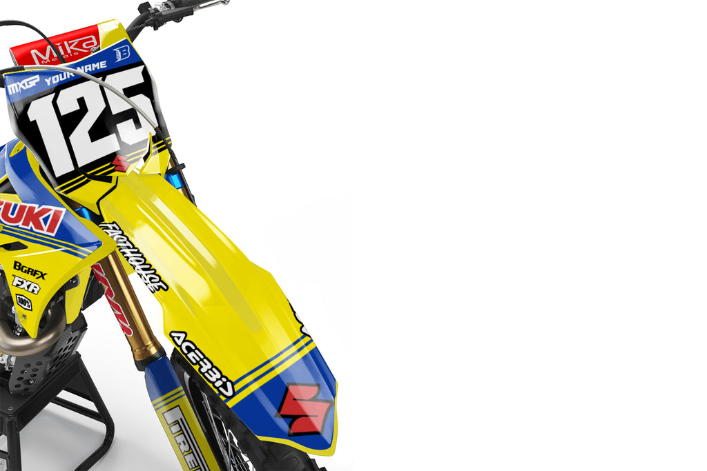 SUZUKI GRAPHICS KIT ''ANCHOR BLUE'' DESIGN – bling graphix