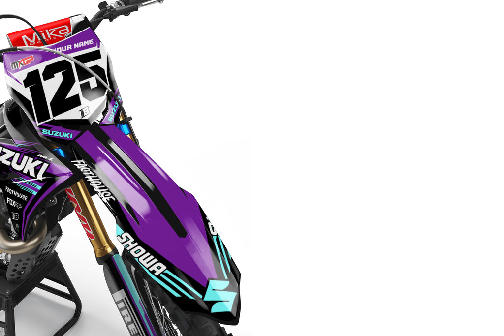 SUZUKI GRAPHICS KIT ''FALCON BLACK'' DESIGN – bling graphix