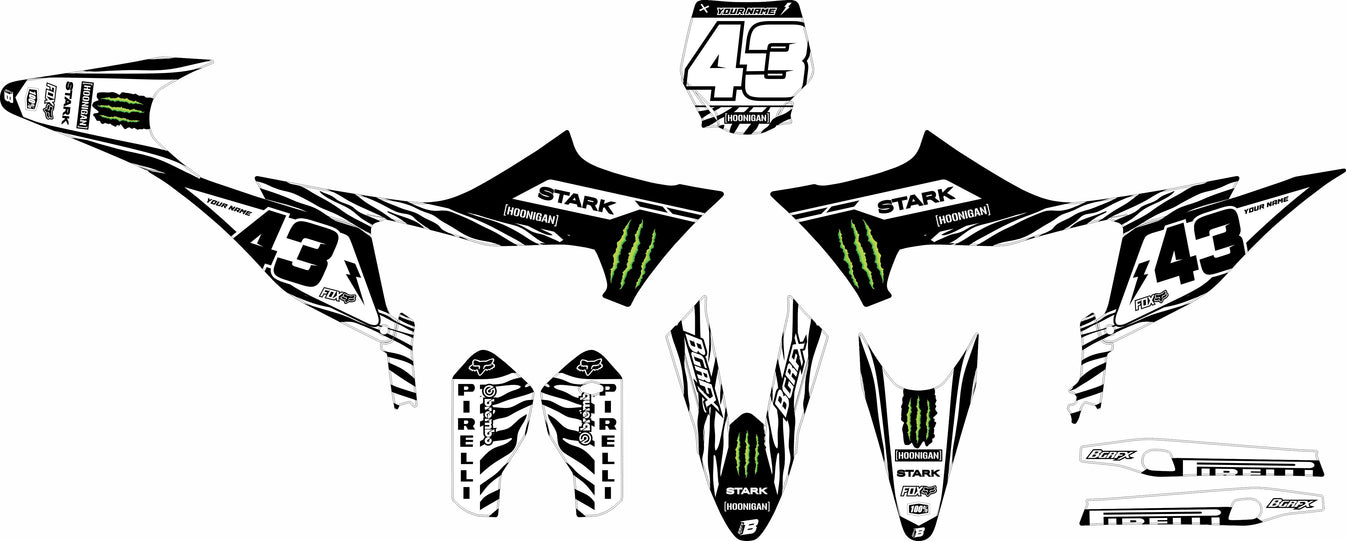 STARK VARG FULL GRAPHICS KIT ''HOONIGAN BLACK'' DESIGN – bling graphix