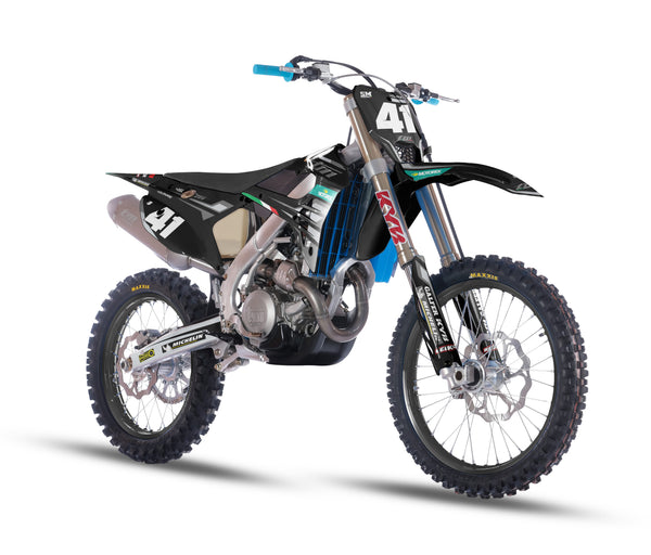 TM RACING FULL GRAPHICS KIT ''BASIC BLACK'' DESIGN – bling graphix