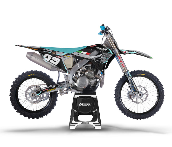 TM RACING FULL GRAPHICS KIT ''PULSE BLACK'' DESIGN – bling graphix