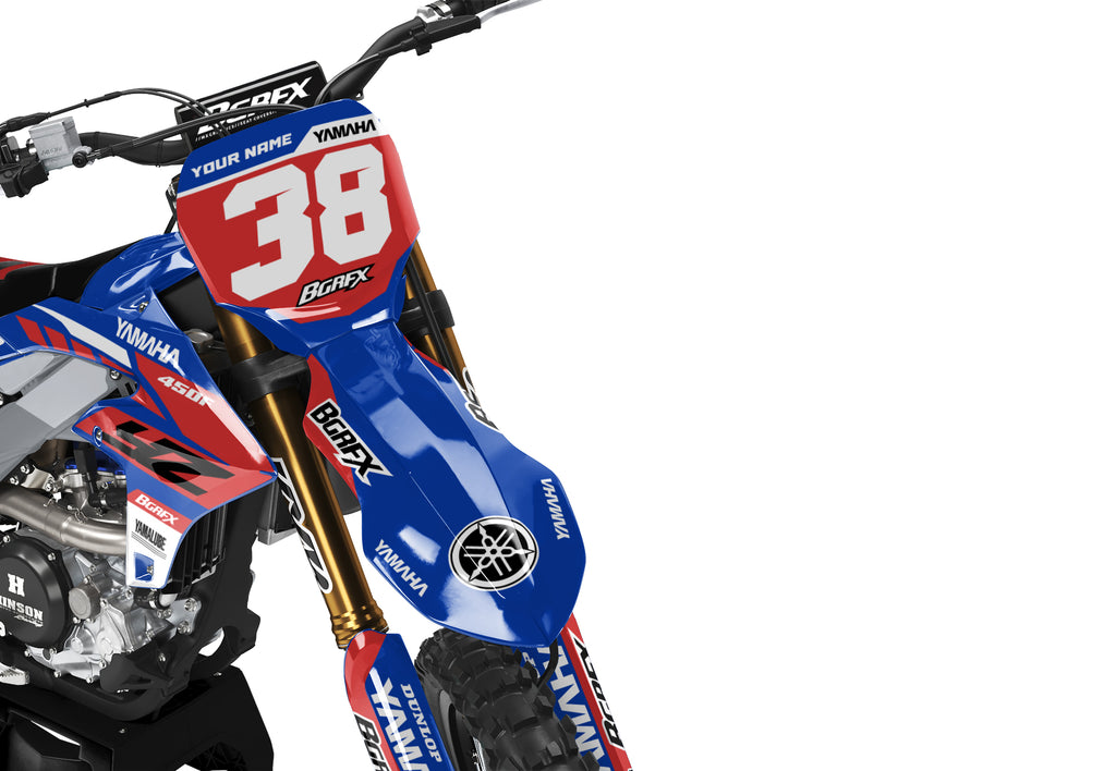 YAMAHA GRAPHICS KIT ''ACID RED'' DESIGN – bling graphix