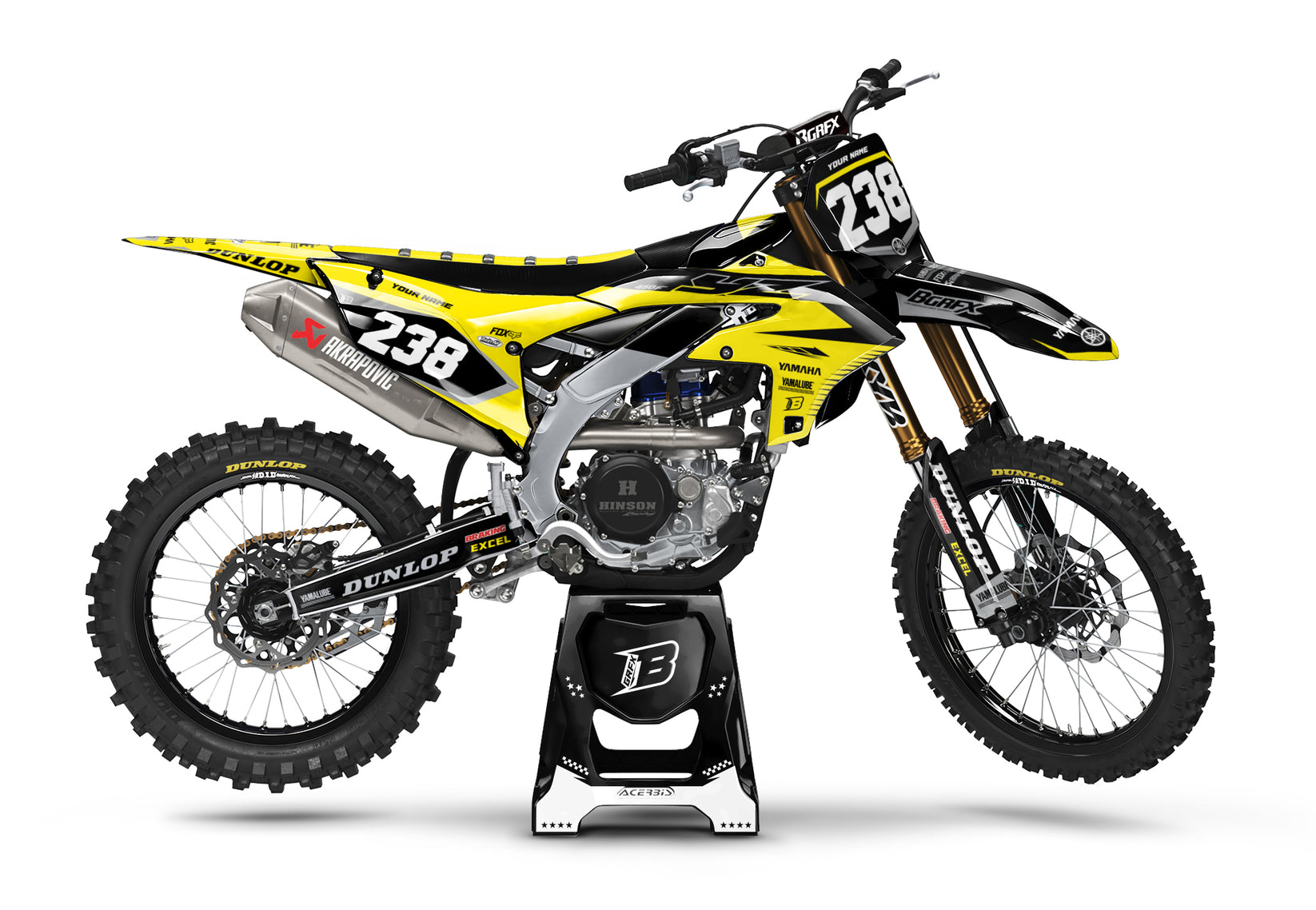 YAMAHA GRAPHICS KIT ''STOCKED 90s'' DESIGN – bling graphix
