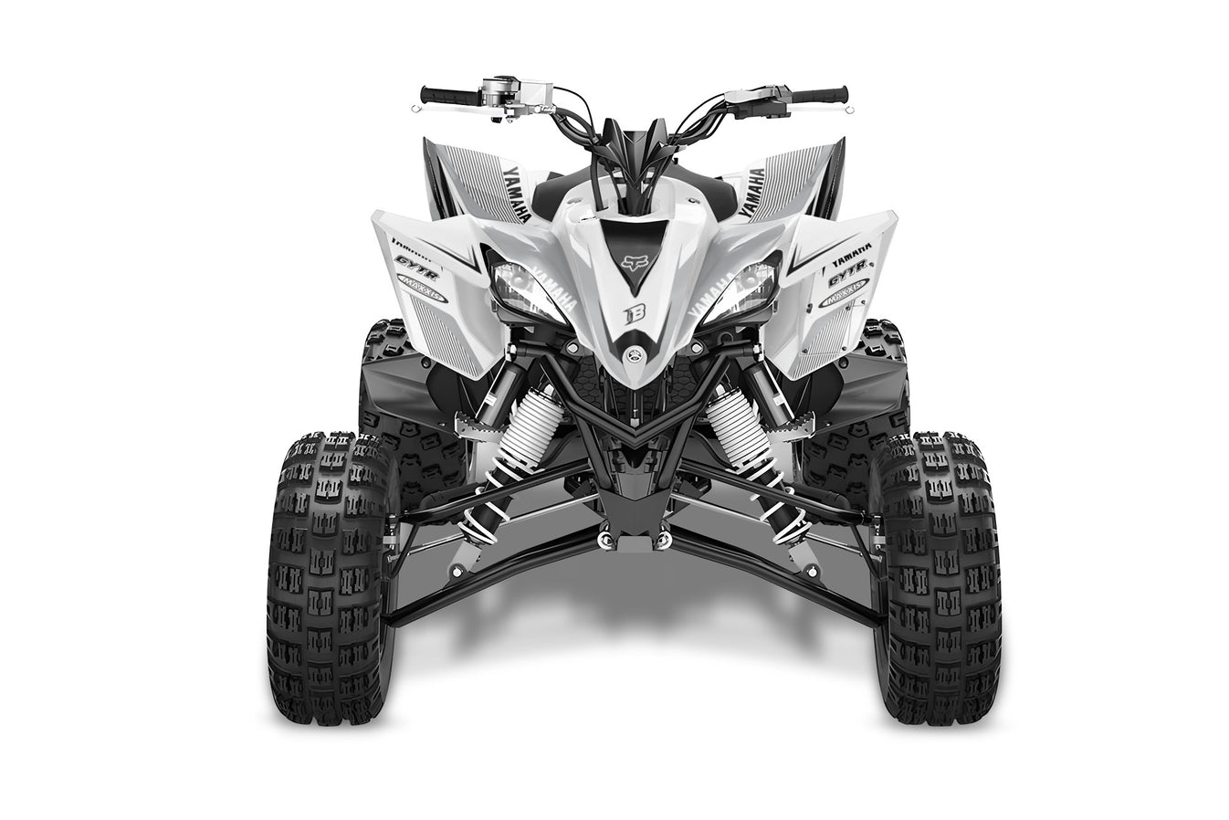 YAMAHA YFZ 450 FULL GRAPHICS KIT ''ORIGINAL GREY'' DESIGN – bling graphix