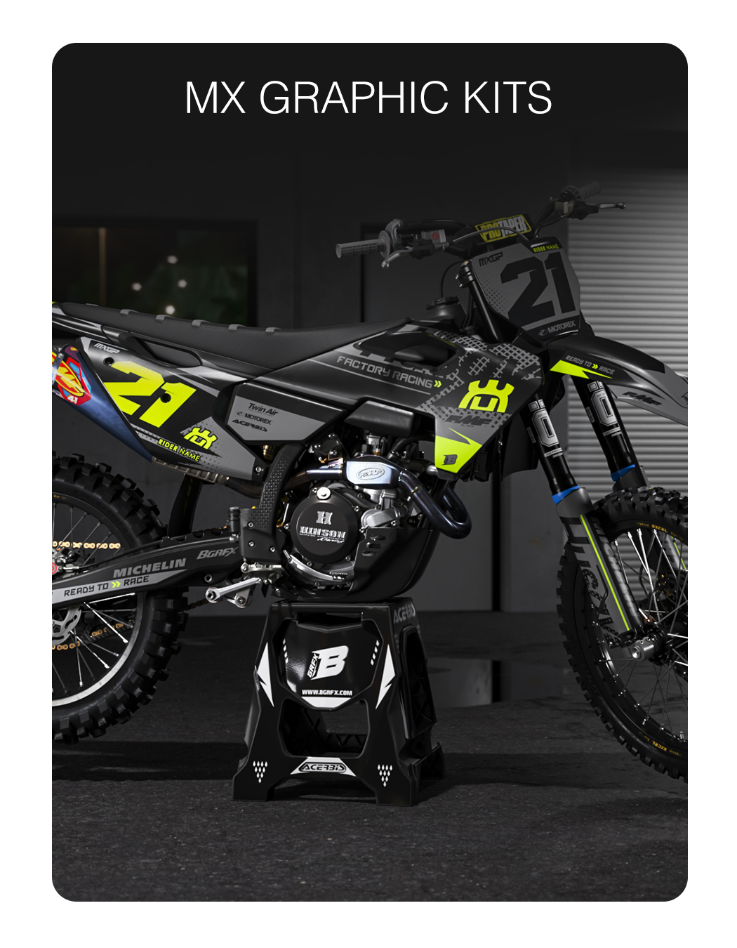 Full Custom MX Graphics – bling graphix