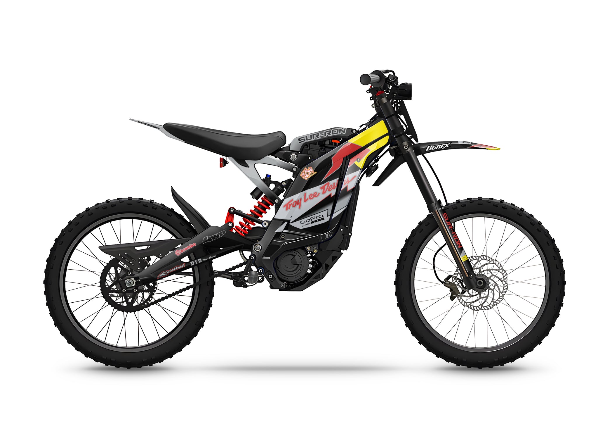 SURRON FULL GRAPHICS KIT ''FACTORED BLACK'' DESIGN – bling graphix