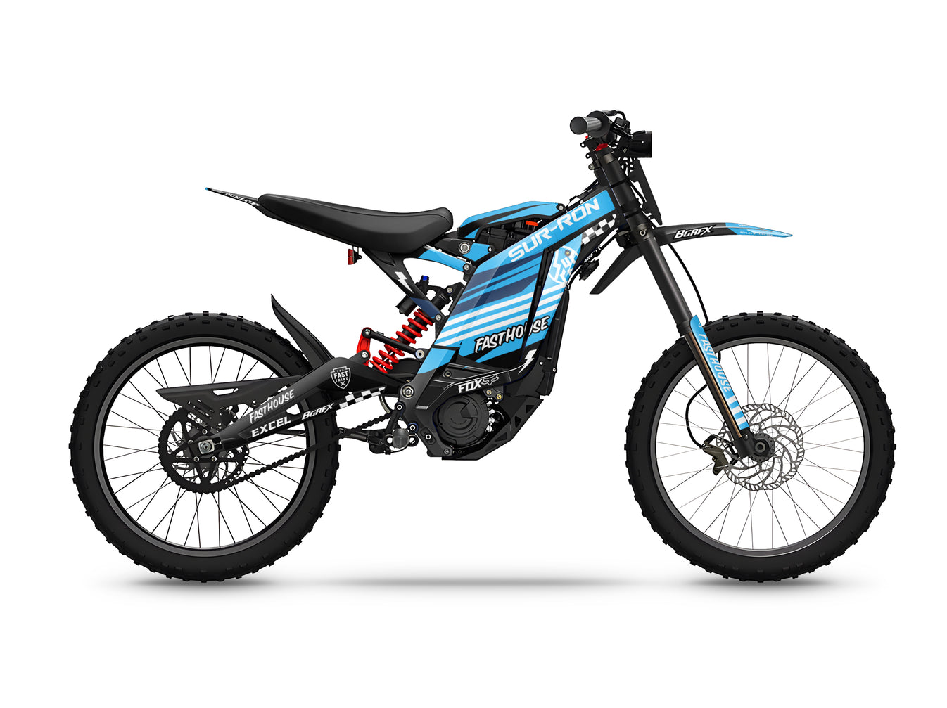 SURRON FULL GRAPHICS KIT ''FINISH BLUE'' DESIGN – bling graphix