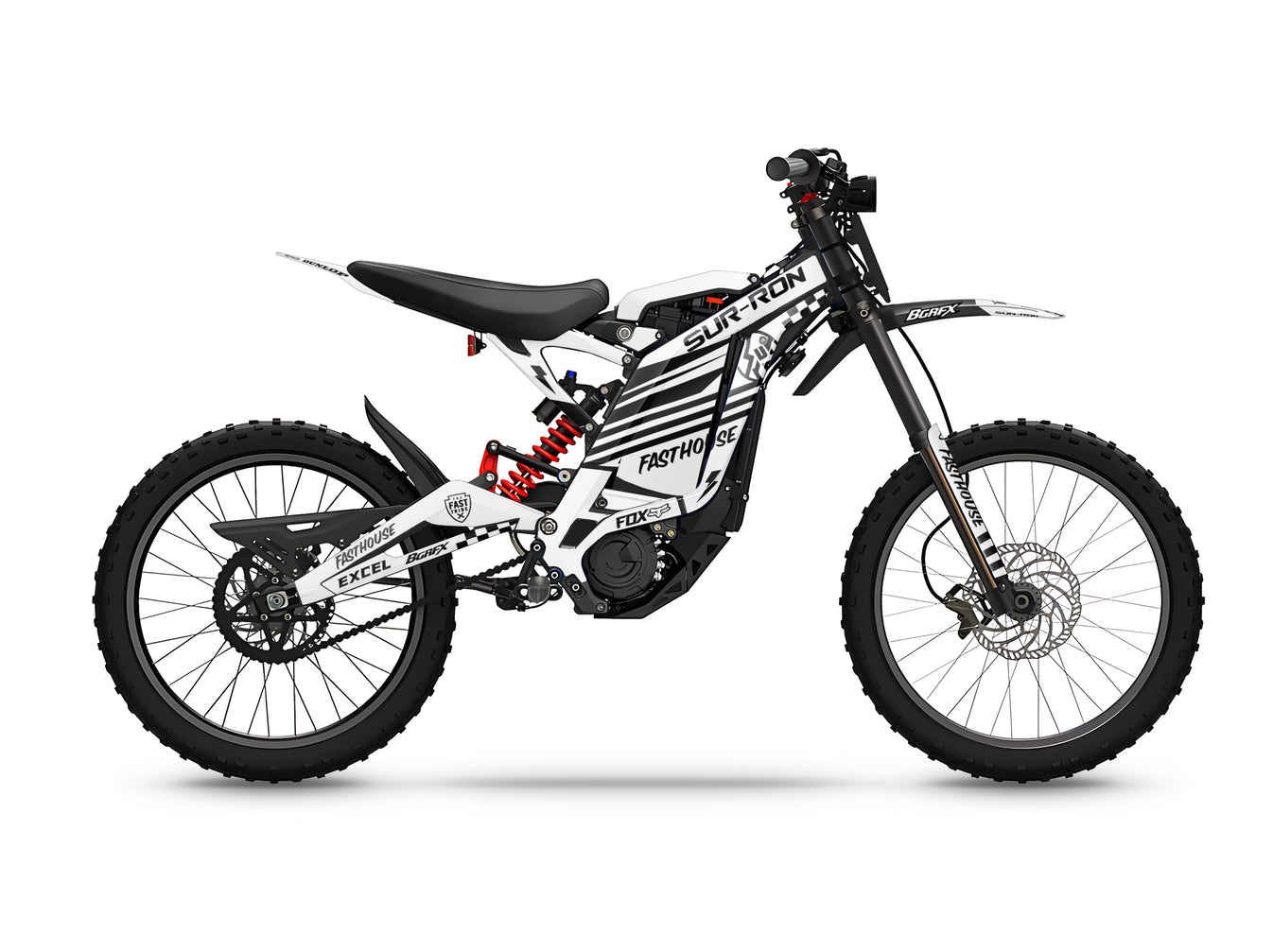 SURRON FULL GRAPHICS KIT ''FINISH WHITE'' DESIGN – bling graphix