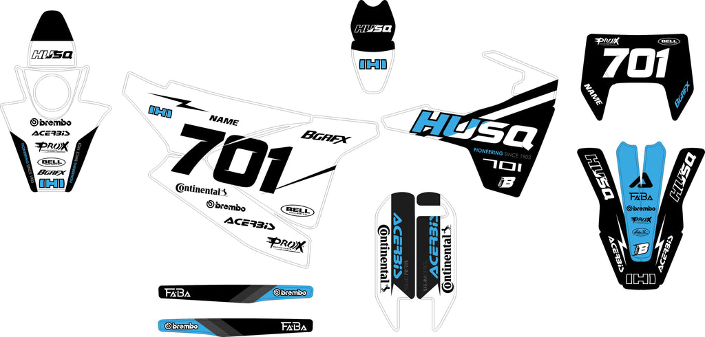 701 GRAPHICS KIT ''BASED 701'' DESIGN – bling graphix