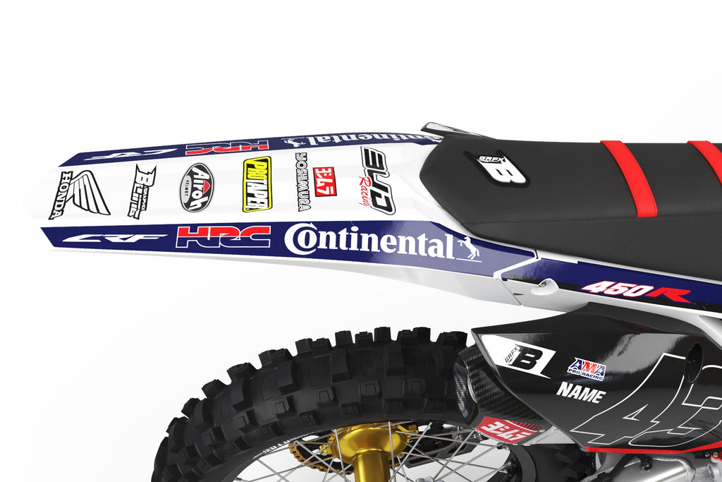 HONDA GRAPHICS KIT CHROME ''BUD RACING'' DESIGN – bling graphix