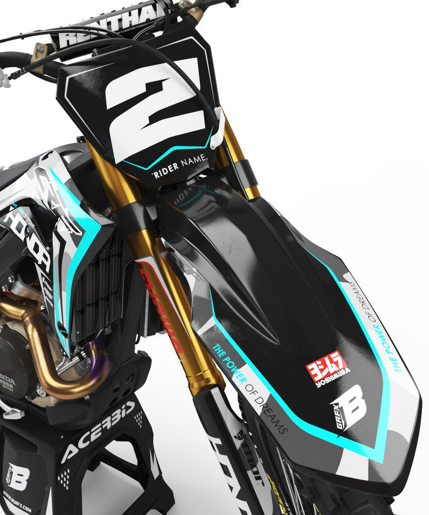 HONDA GRAPHICS KIT ''Lightning Grey Camo'' DESIGN – bling graphix