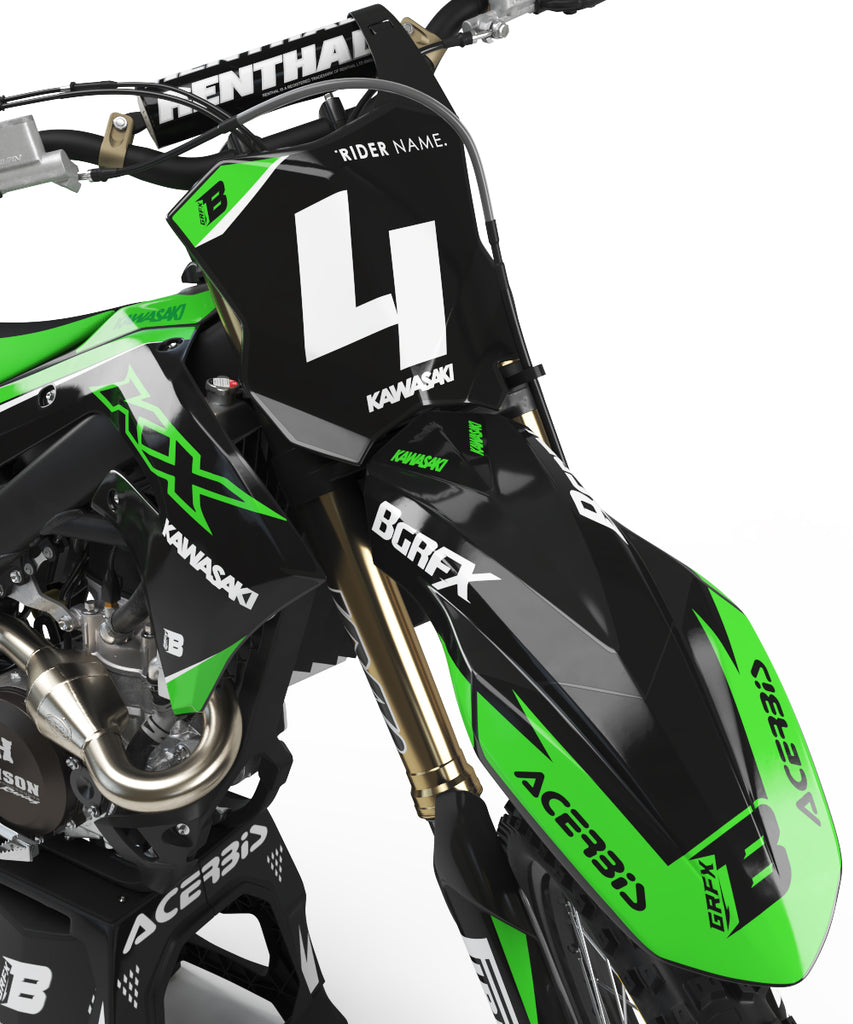 GRAPHICS KIT FOR KAWASAKI ''FAVORITE'' DESIGN – bling graphix