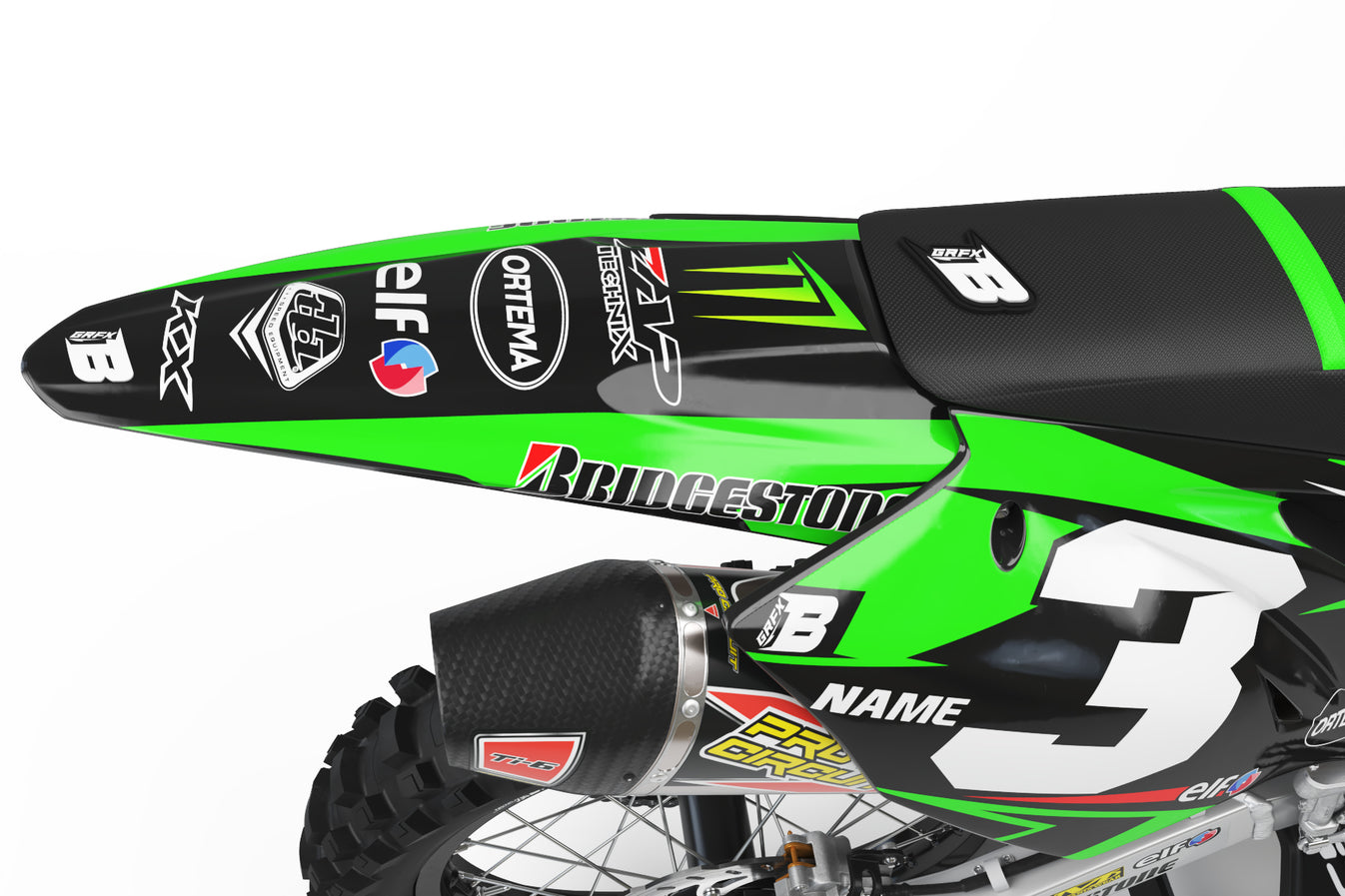 GRAPHICS KIT FOR KAWASAKI ''FORSA'' DESIGN – bling graphix