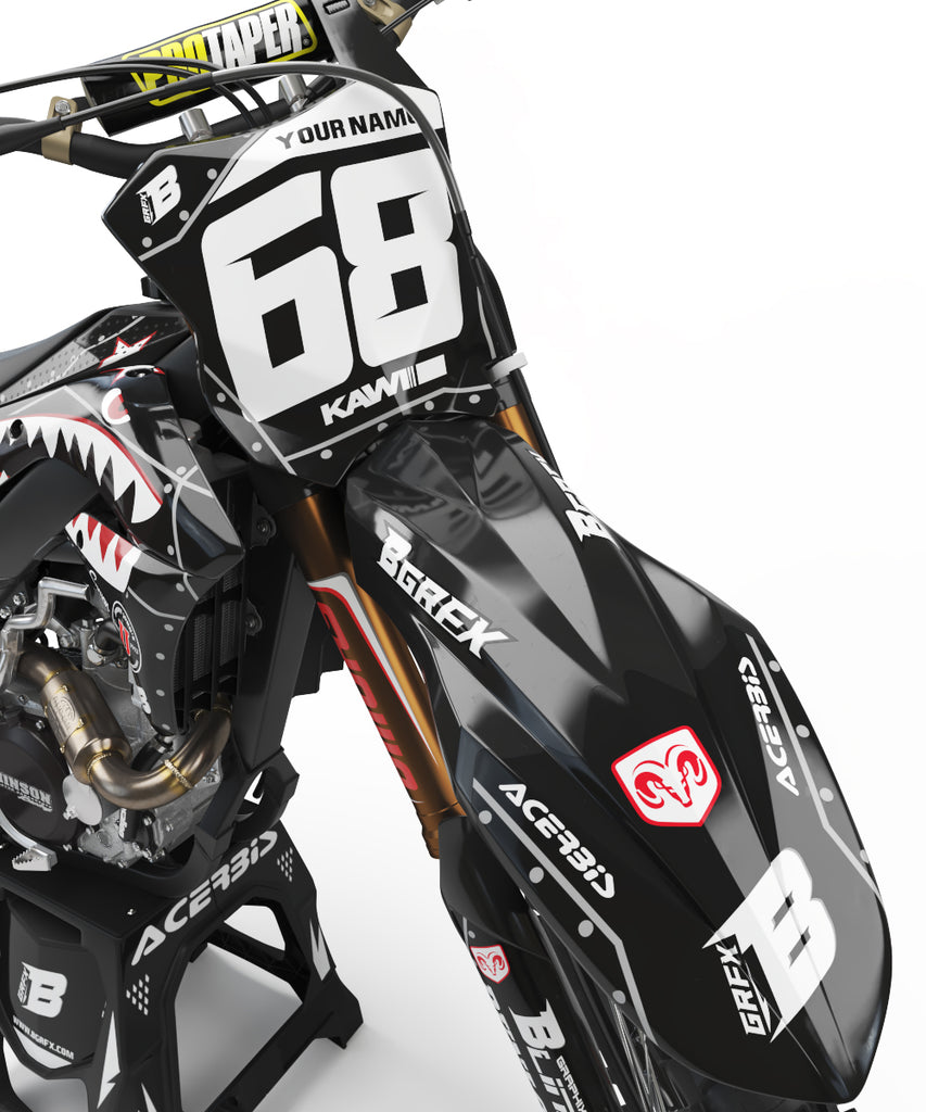 GRAPHICS KIT FOR KAWASAKI ''BOMBER'' DESIGN – bling graphix