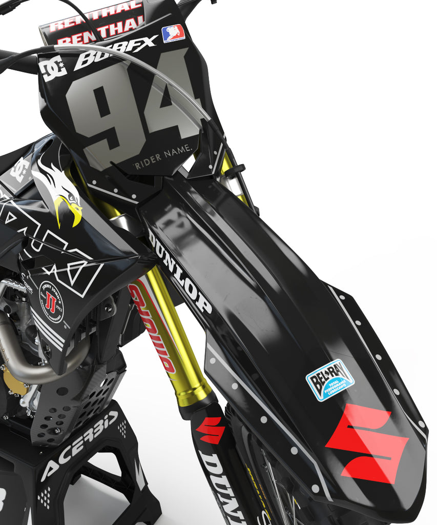 SUZUKI GRAPHICS KIT ''BOMBER EAGLE'' DESIGN – bling graphix