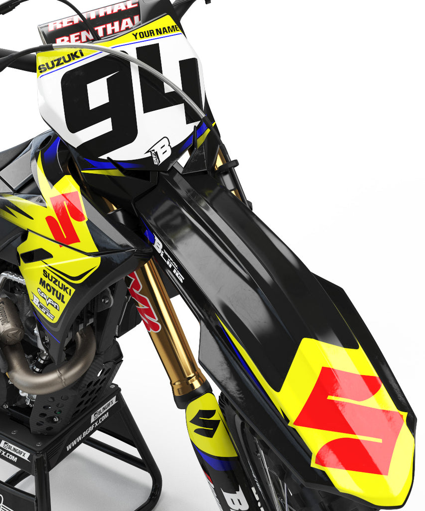 SUZUKI GRAPHICS KIT ''THUNDER'' DESIGN – bling graphix