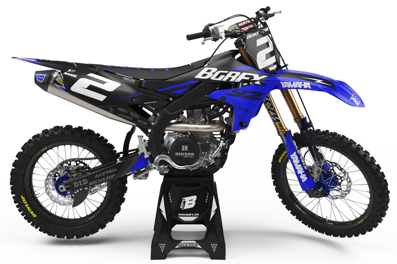 YAMAHA MATT GRAPHICS KIT ''BASED'' DESIGN – bling graphix