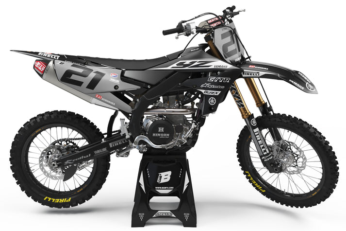 YAMAHA GRAPHICS KIT ''CRAFTED GREY'' DESIGN – bling graphix
