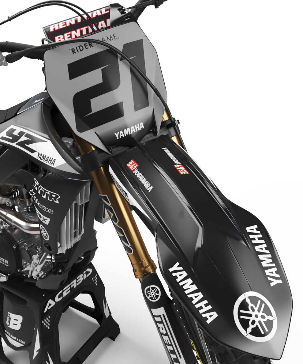 YAMAHA GRAPHICS KIT ''CRAFTED GREY'' DESIGN – bling graphix