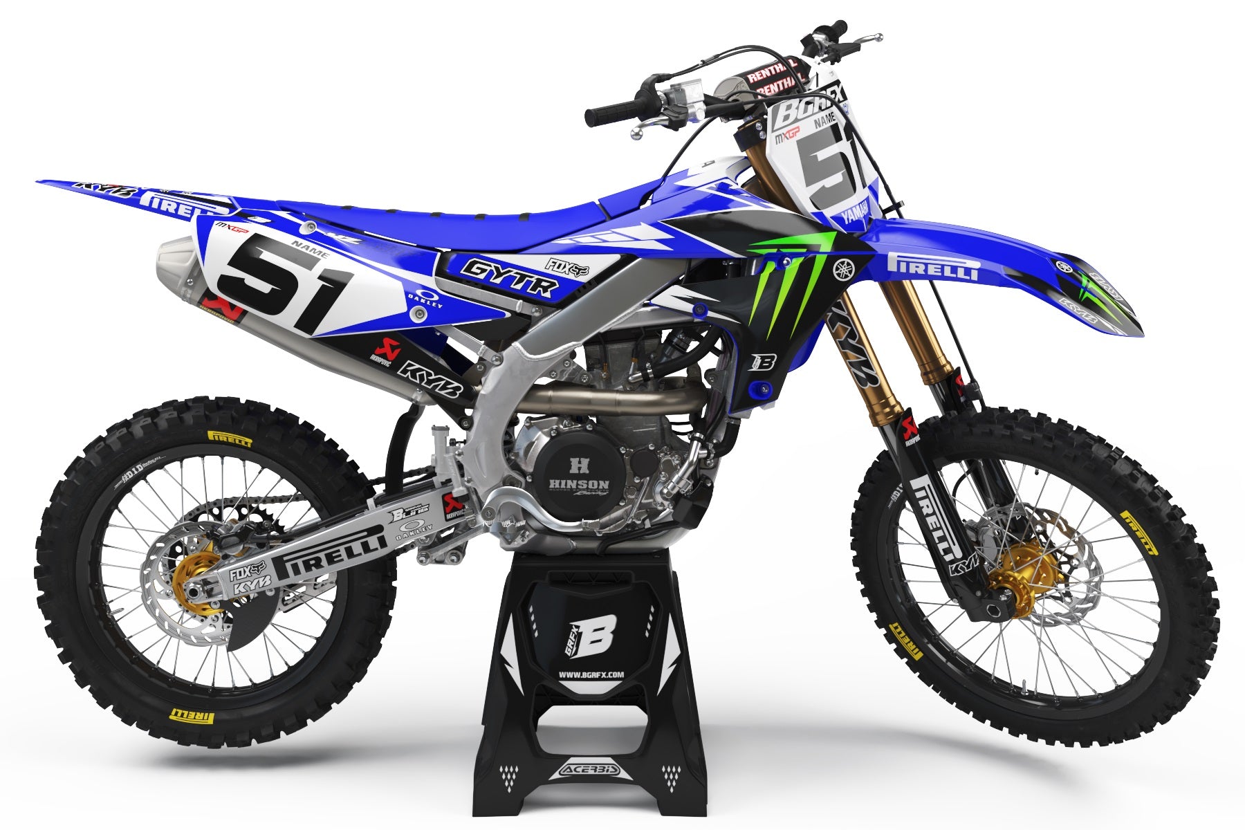 YAMAHA GRAPHICS KIT ''FACT'' DESIGN – bling graphix