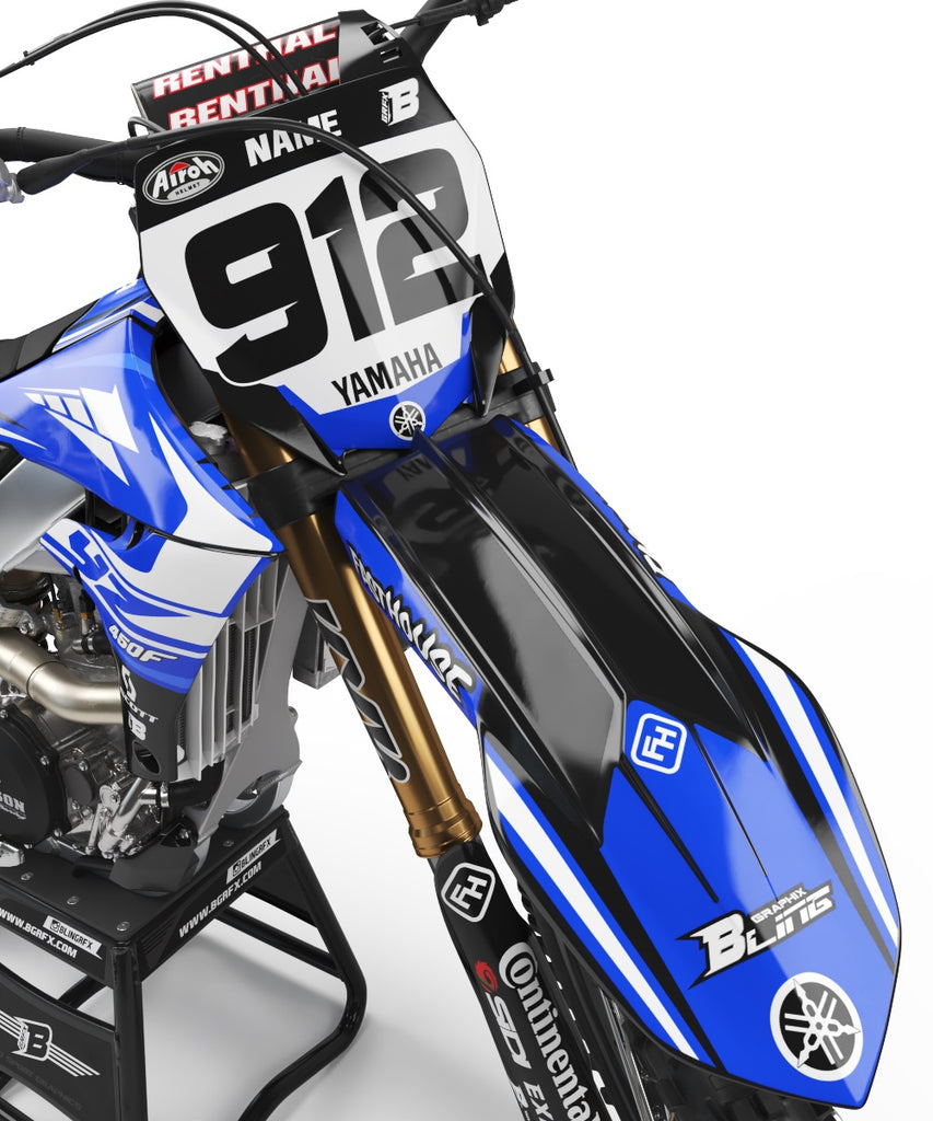 YAMAHA GRAPHICS KIT ''YZ FACTORY'' DESIGN – bling graphix