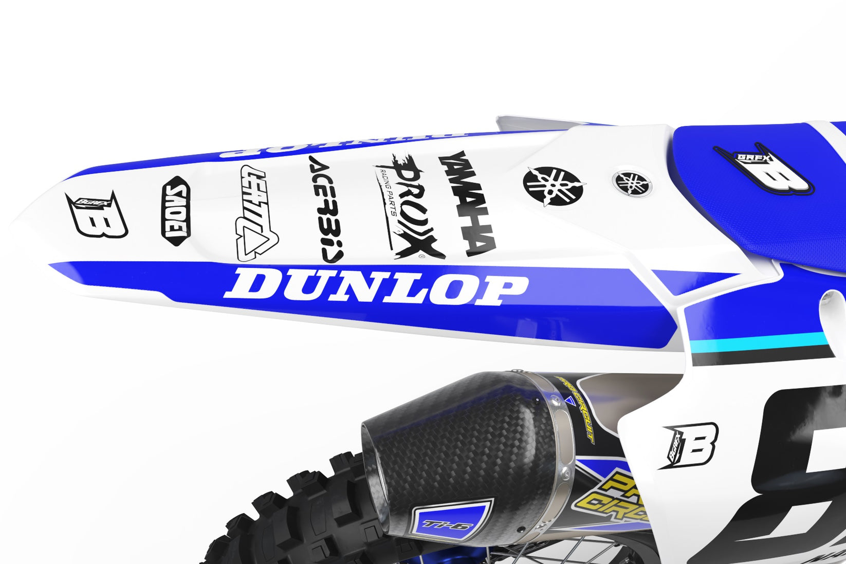 YAMAHA GRAPHICS KIT ''WAVED WHITE'' DESIGN – bling graphix