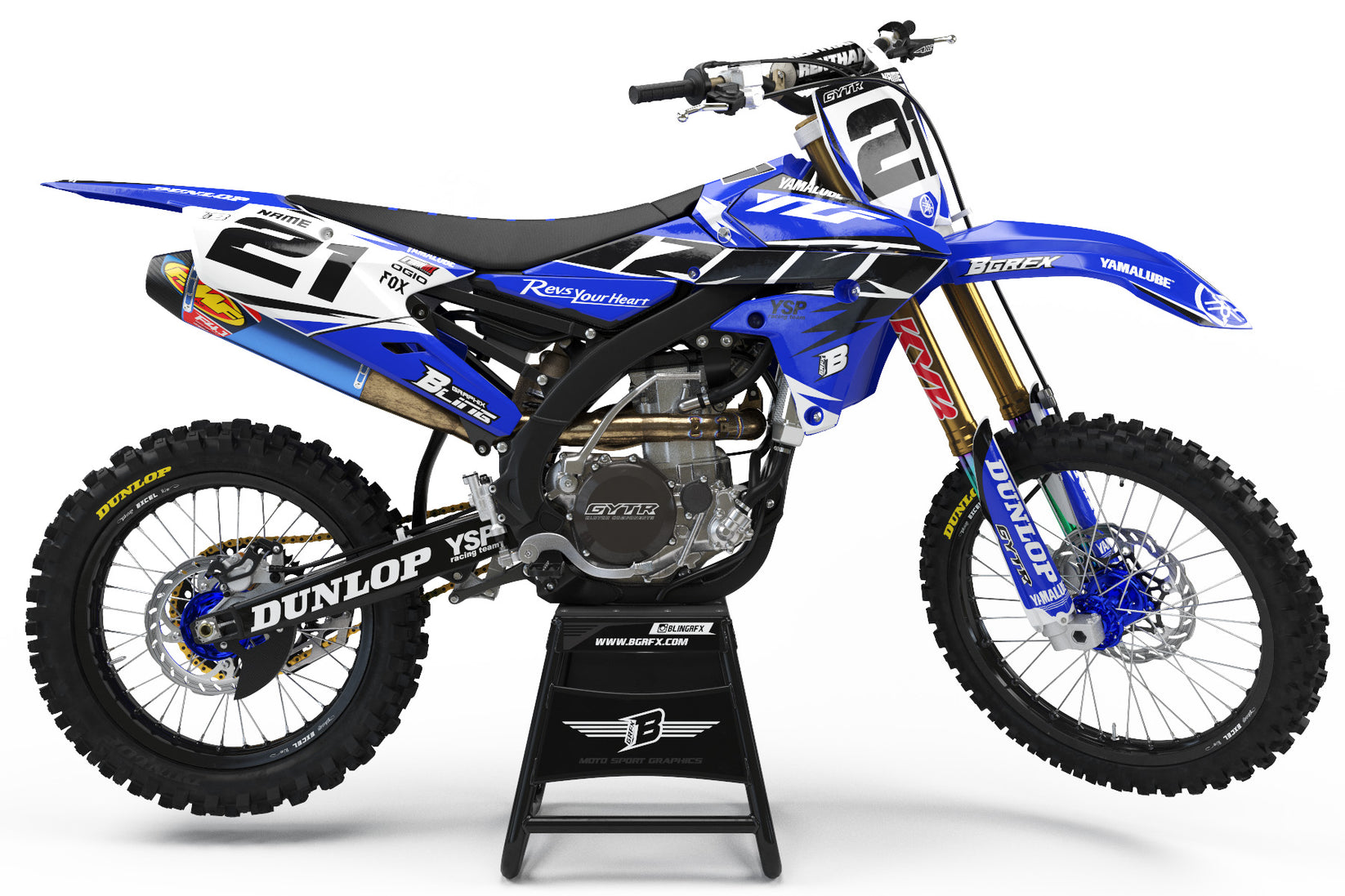 YAMAHA GRAPHICS KIT ''LIGHTNING'' DESIGN – bling graphix