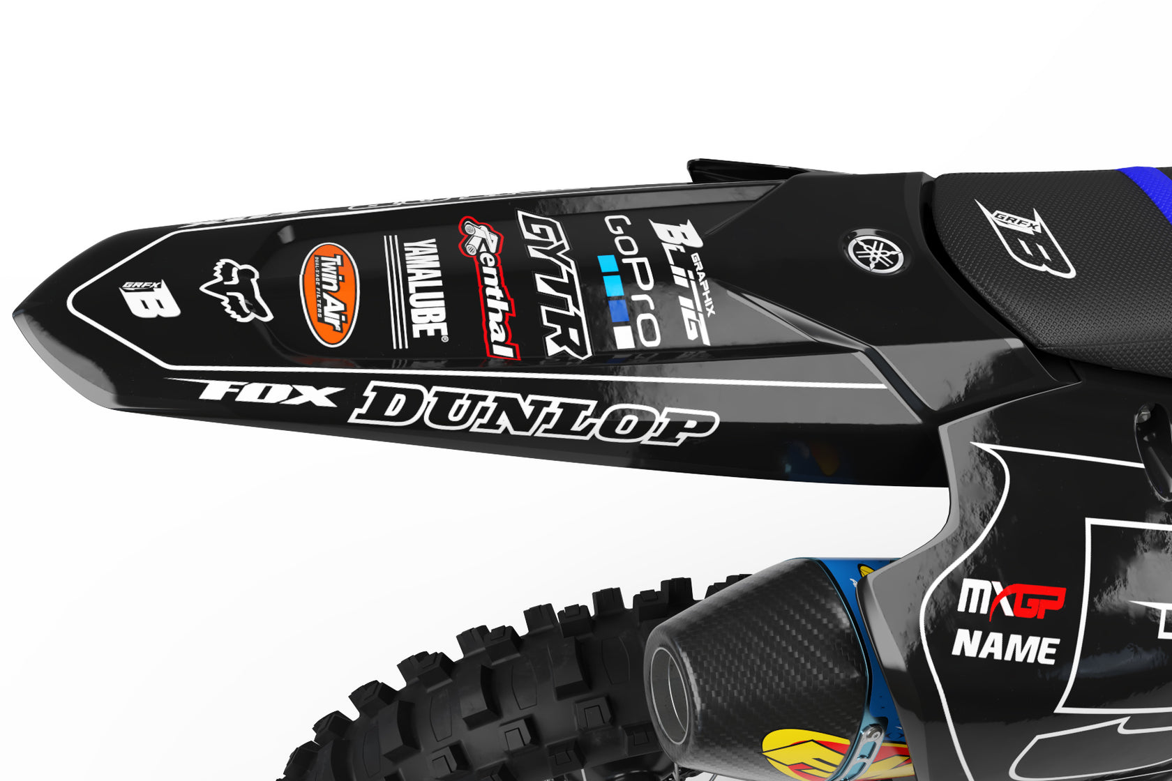 YAMAHA GRAPHICS KIT ''SCRUBED'' DESIGN – bling graphix